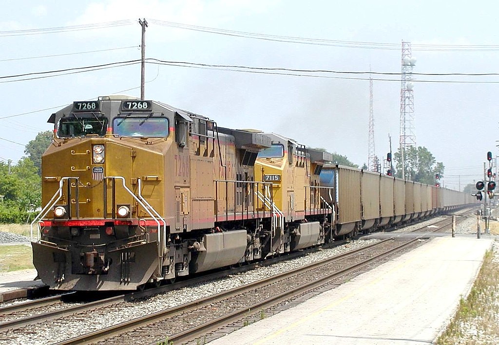 UP 7268 C44AC CSX B&O Line